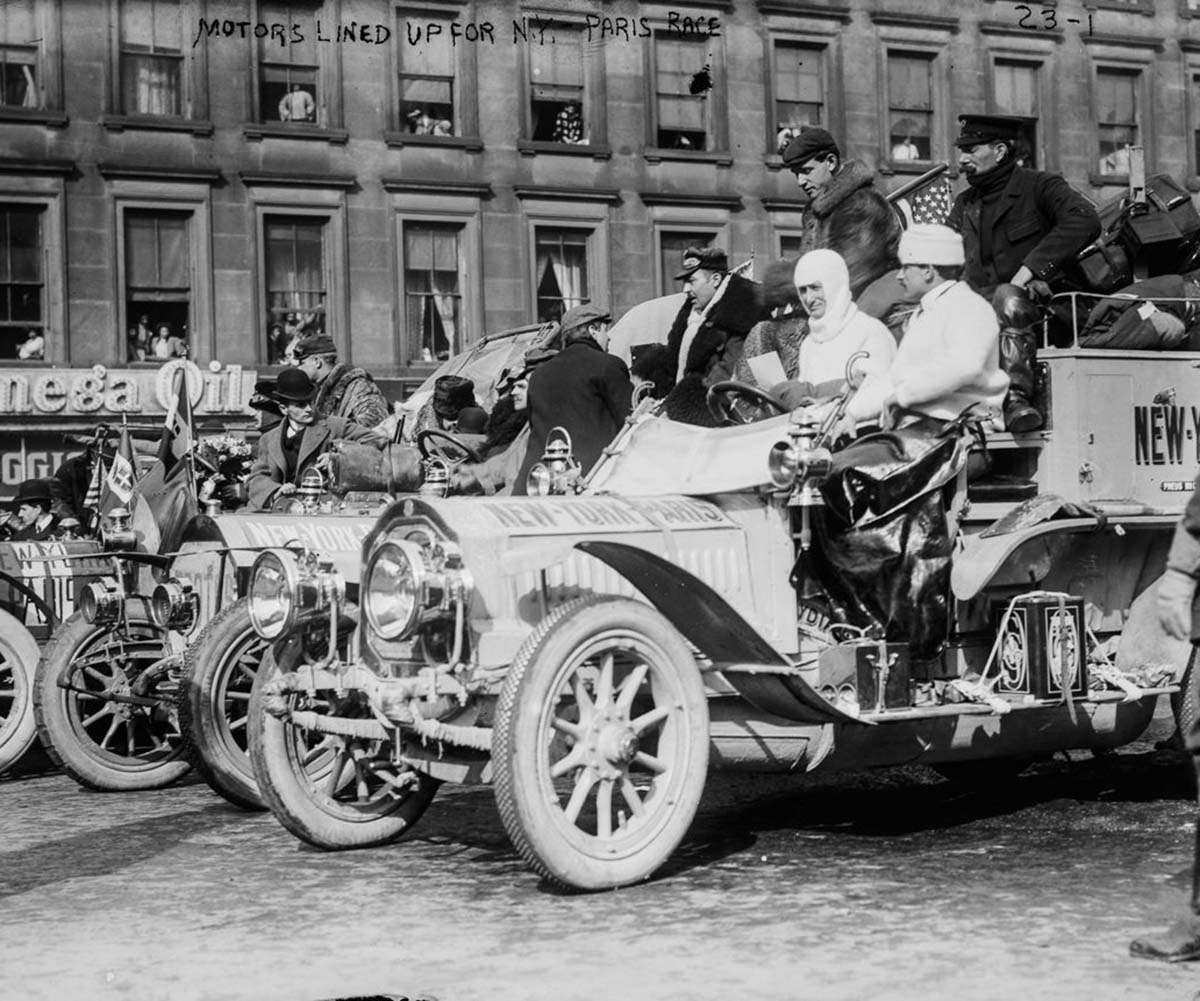 The Photographic Story of the Great New York to Paris Auto Race of 1908 ...