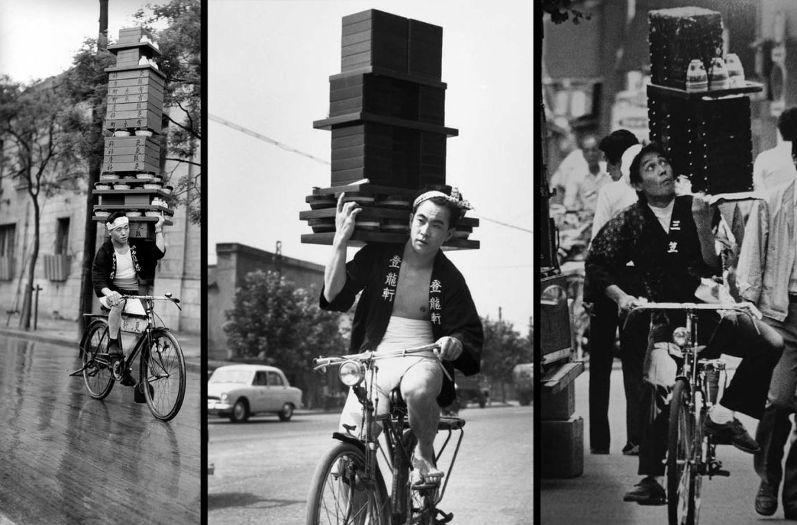 Vintage Photos Show Japan’s Old Art of Soba Noodle Delivery on Bicycles ...