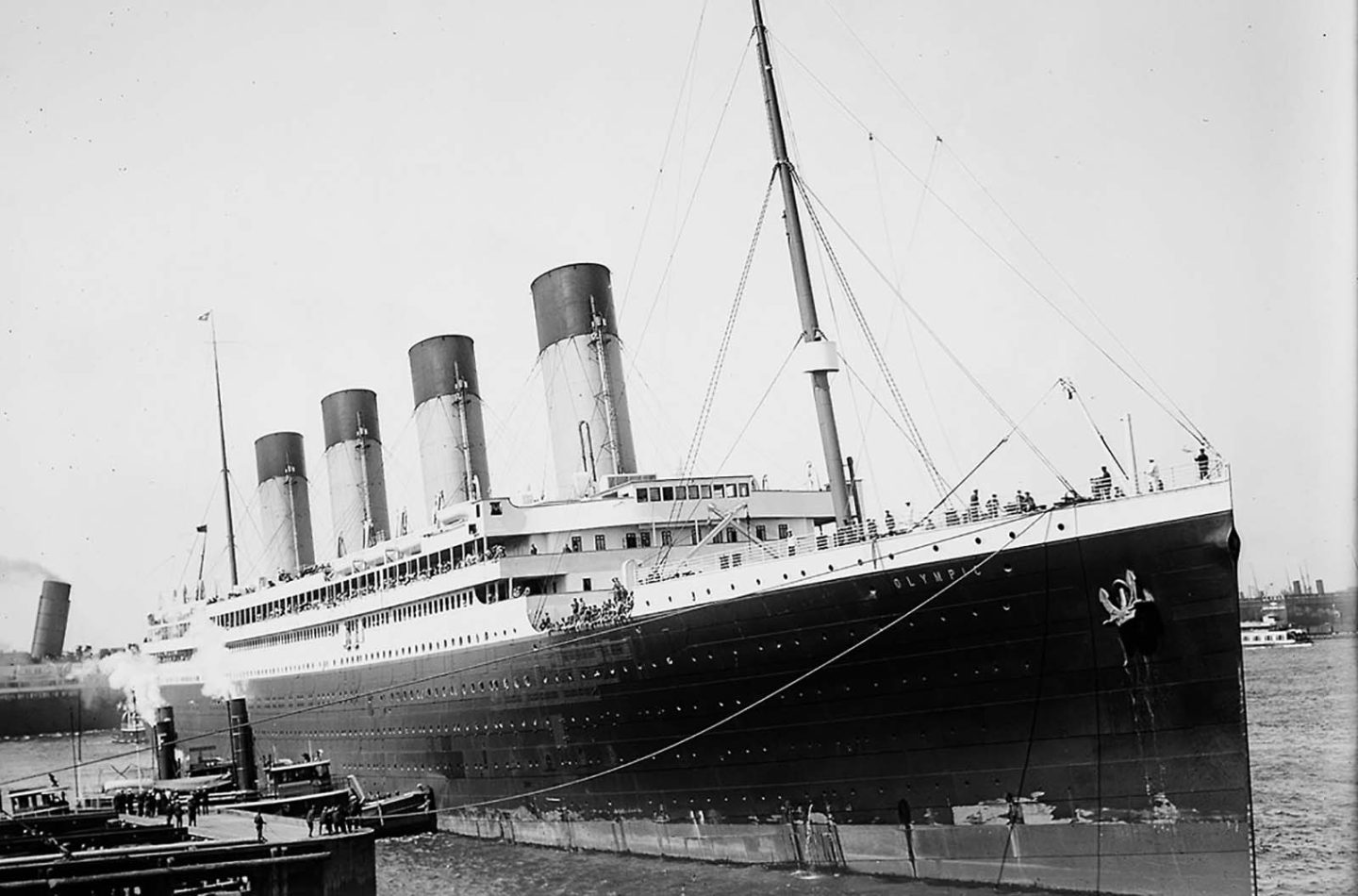 The Photographic History of RMS Olympic (Titanic's Sister Ship), 1911 ...