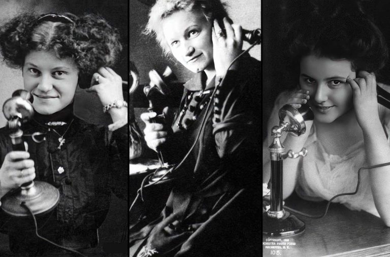 Telephone Talks Through Time: Vintage Photos of People Talking on ...