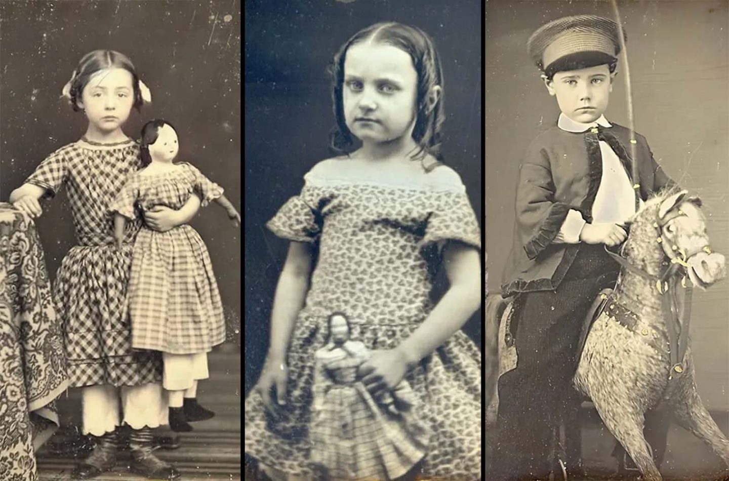 Sweet Snapshots of Victorian Children Proudly Showing Their Favorite ...