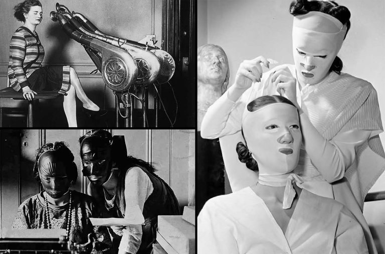 "ice masks" - Rare Historical Photos